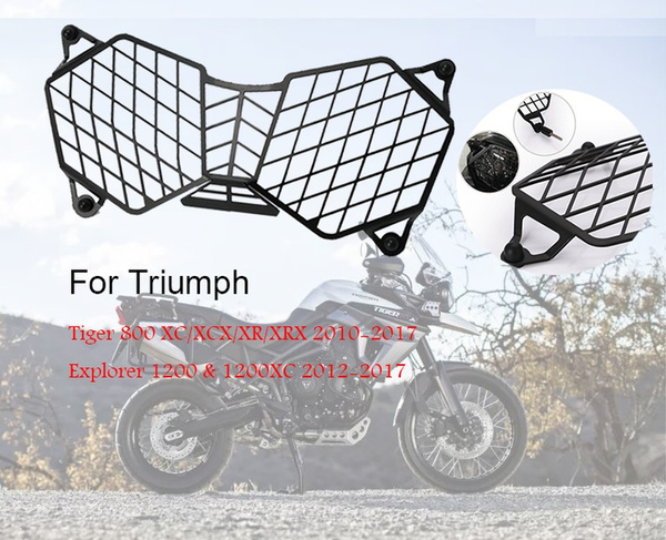 Motorcycle Headlight Grille Light Cover Protective Guard For Triumph ...