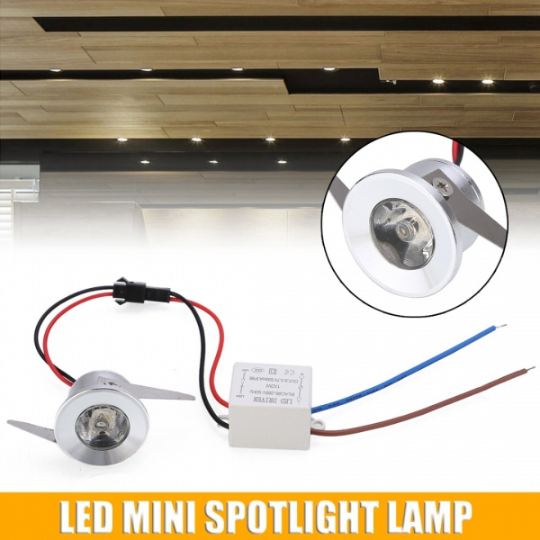 1W/3W Recessed Mini Spotlight Lamp Ceiling Mounted LED Downlight ...