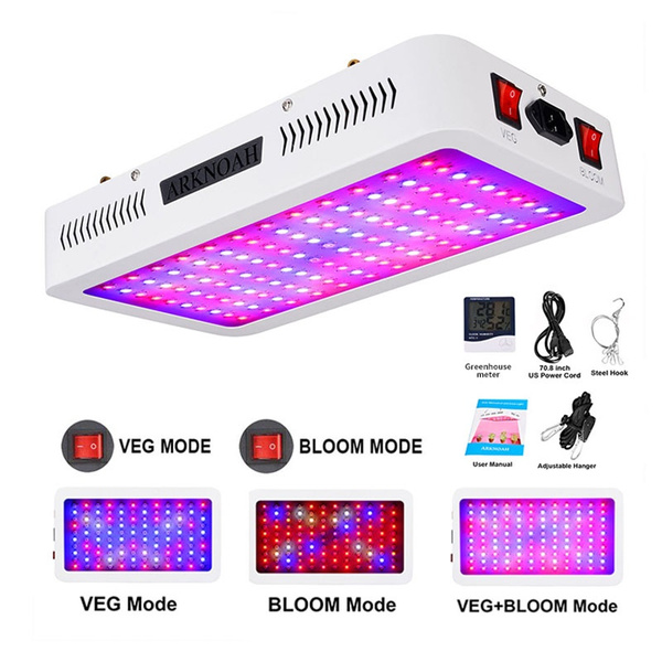 1200W LED Grow Lights for Indoor Plants, Growing Lamp Full Spectrum for ...