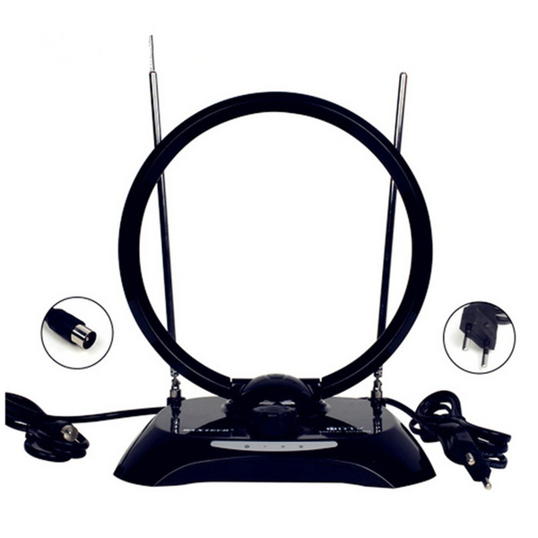 Indoor 900 Miles Smart TV Antenna Magnetic Circular Antennas Digital ...