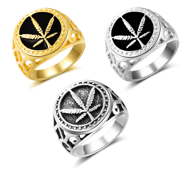 Fashion Jewelry Hip hop rings Titanium steel rings for men Stainless ...