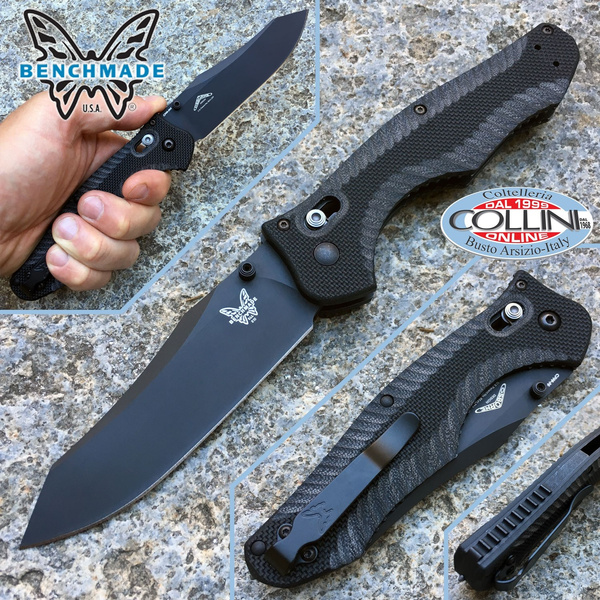 Benchmade 810 Osborne Contego - 3.98" CPM-M4 Plain Edge Blade ...