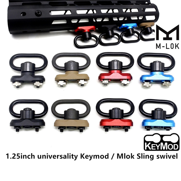 Keymod/M-lok Sling Swivel Stud Mount Rail Attachment Adapter for Free ...