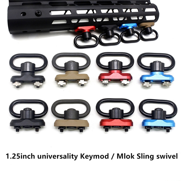 Keymod/M-lok Sling Swivel Stud Mount Rail Attachment Adapter for Free ...