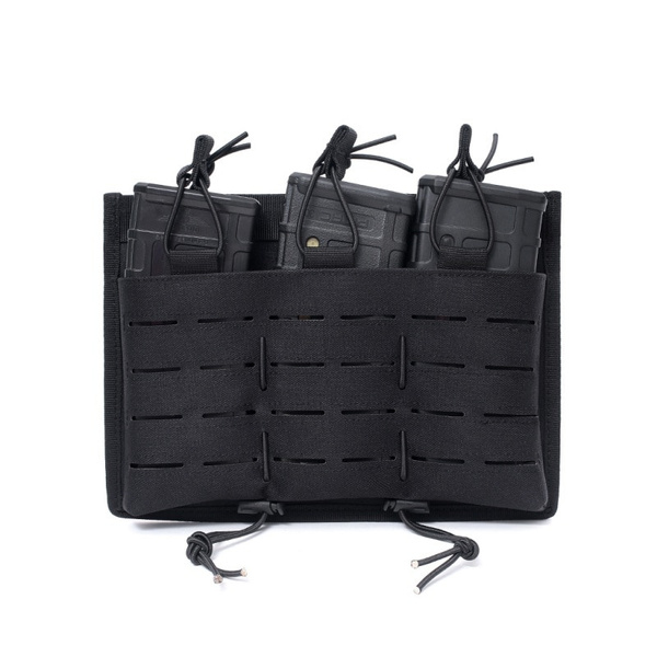 Tactical Molle Magazine Pouch Open Top Mag Holder Triple Airsoft Mag ...