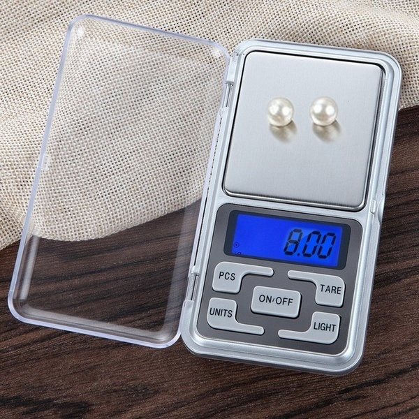 LED Pocket Scale Gram Precision Mini Jewelry Weighing Scale Backlight ...