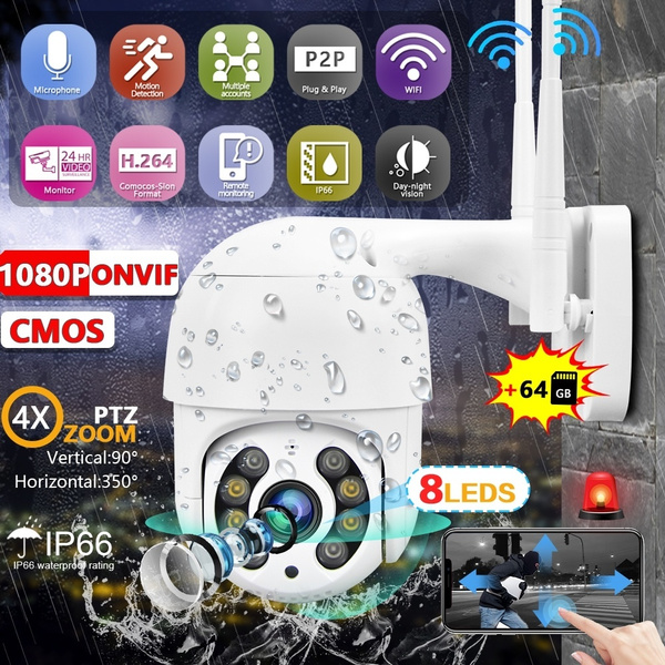 New HD 1080P WiFi 2MP Camera Wireless IP Security Surveillance Camera ...