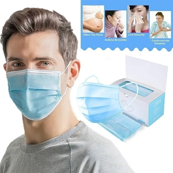 Disposable Sanitary Masks - Face Mask with Earloops Protect Yourself ...