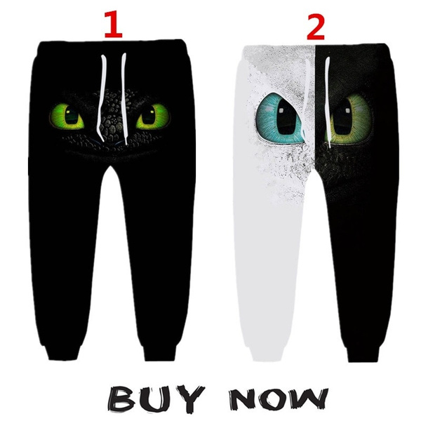 2020 (1pc)Hot 3D Print trousers Anime Movie How To Train Your Dragon ...