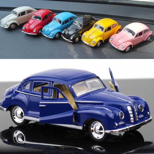1PCS New Fashion Vintage Car Alloy Model Simulation Car Ornaments Mini ...