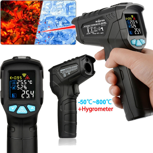 Precision Handheld Temperature Measuring Gun 500/800 Degrees Digital ...