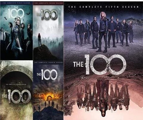 The 100 TV Series The Complete Season 1-5 NEW DVD Popular American TV ...
