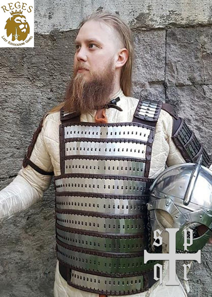 Original Birka Type Lamellar Armour Steel Leather Helmet Medieval ...