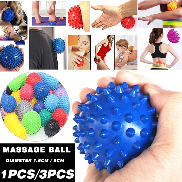 7.5cm/9cm PVC Massage Balls Fitness Balls Muscle Relax Apparatus ...