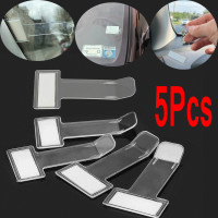 5 Pcs Car Vehicle Parking Ticket Permit Holder Clip Sticker | Wish