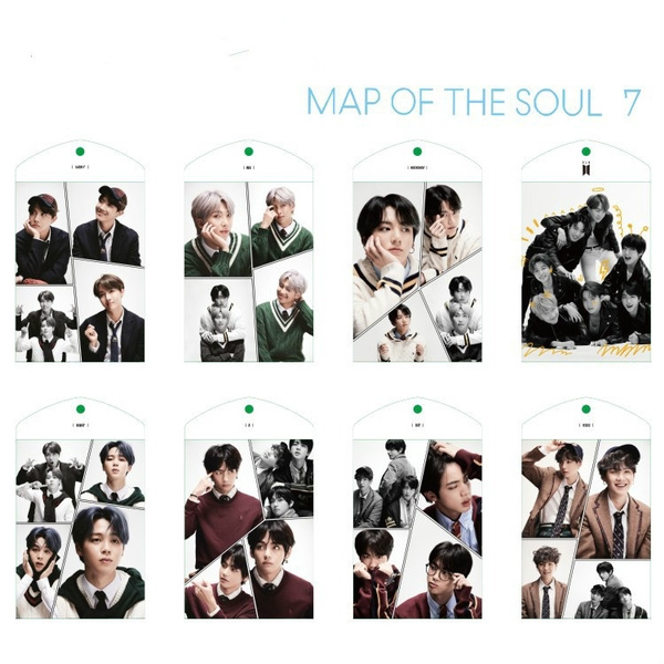 Kpop BTS File Pocket Bangtan Boys Storage Bag School Student Supplies ...