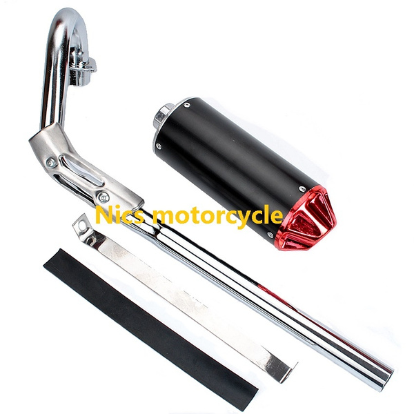 28mm Muffler Exhaust Pipe Bikes CRF XR50 SDG SSR TTR YCF 50-125cc Pit ...