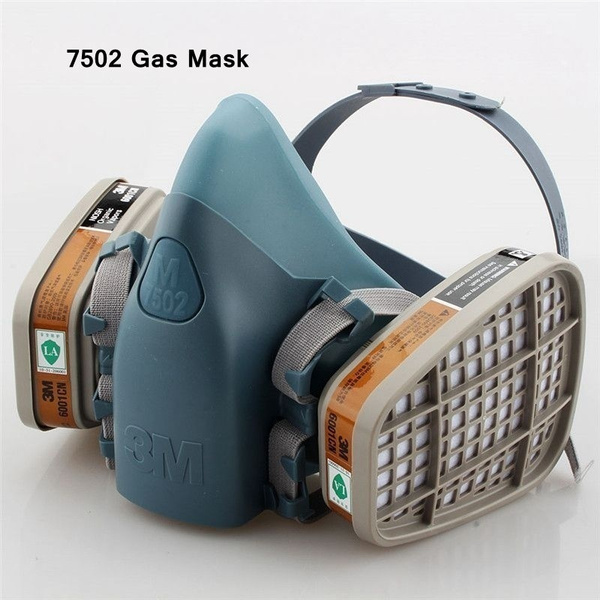 7 in 1 7502 Half Mask Respirator Suit Gas Mask Half Face Dustproof Mask ...