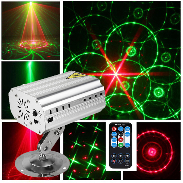 Ranpo Mini Strobe Light Laser Disco Lights Projector LED Stage Lighting ...