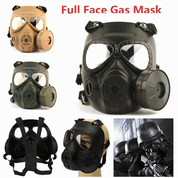 New M04 Full Face Gas Mask Field Tactical Mask Wicking Anti-Fog Double ...