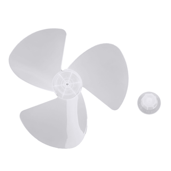 16 Inch Household Plastic Fan Blade Three Leaves with Fan Nut for ...