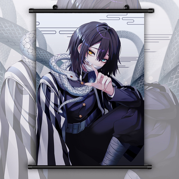 Kimetsu No Yaiba Demon Slayer Iguro Obanai HD Print Wall Art Poster ...
