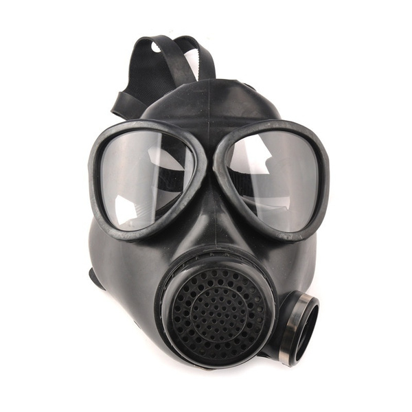 Black Full Face Gas Mask Rubber Mask Respirator Paint Spray | Wish