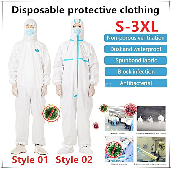 Overol Desechable Anti-epidemia Traje de aislamiento antibacteriano ...