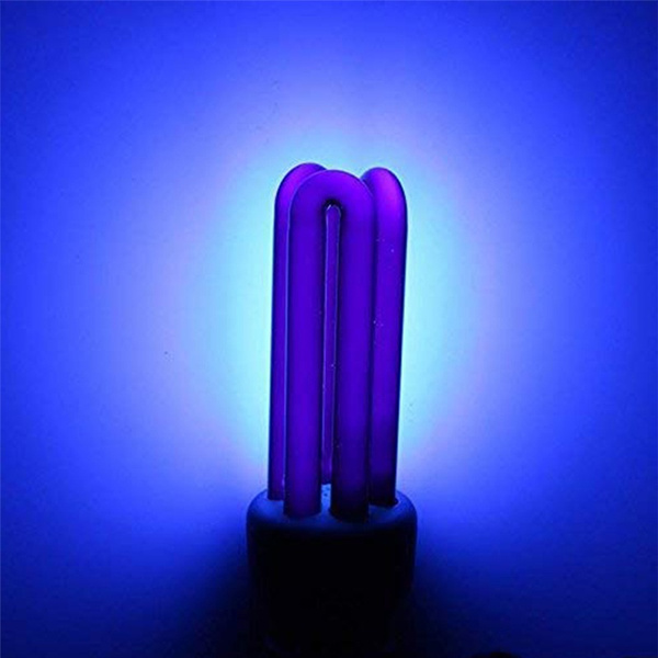 220V/110V E27 UV Ultraviolet Fluorescent Blacklight Light Bulb Lamp CFL ...