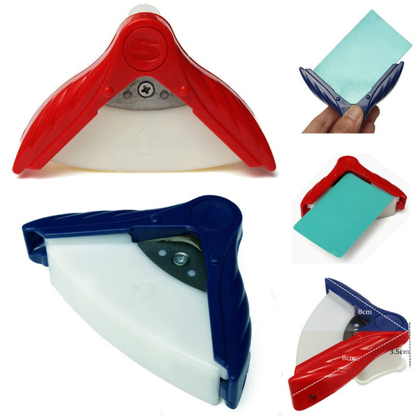 Round corner device manual rubber stamp cardboard postcard DIY cutting ...