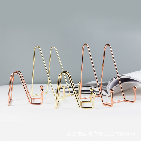 Book Plate Display Iron Stand Prize Plate Commemorative Plate Photo ...