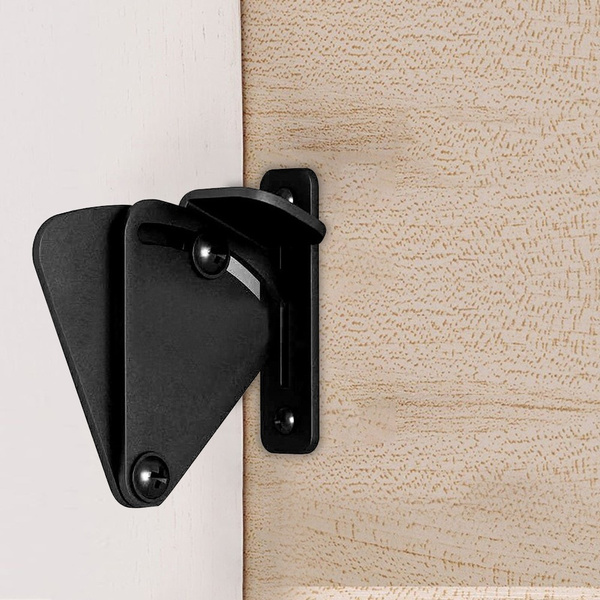 Barn Door Large Size Latch Lock Black Privacy Latch Lock For Sliding ...