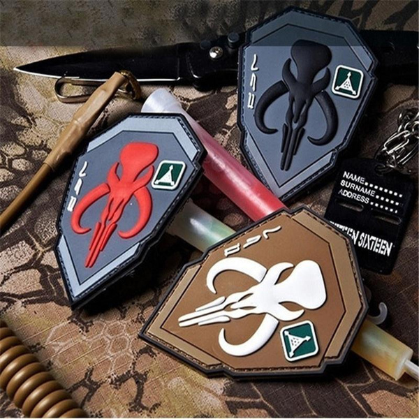 TAD Bounty Hunter Patch Bounty Hunter Character with Velcro Armband | Wish