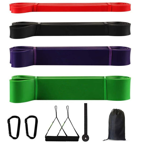 Pull Up Assist Bands, Resistance Bands Set With Handles and Door Anchor ...
