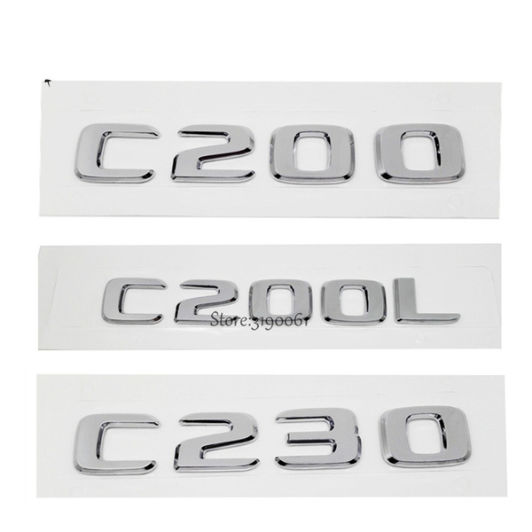 New rear sticker emblem badge logo decal plastic car styling type C ...