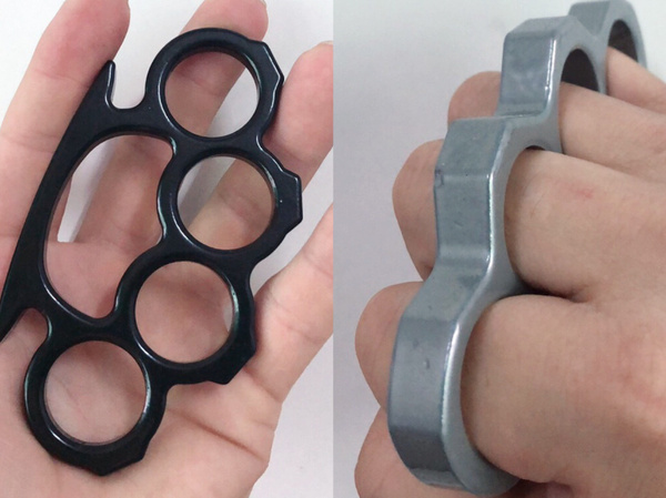 Fiberglass alloy finger tiger four finger self-defense tool four finger ...