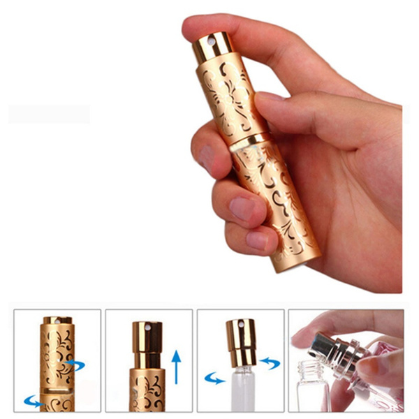 Perfume Bottle Glass Bulk Rotating Perfume Bottle Glass Perfume Tube ...