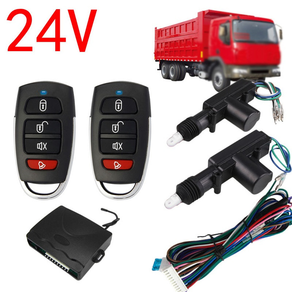 24V Universal Car Auto Parts Central Control Lock Anti-Theft Remote ...