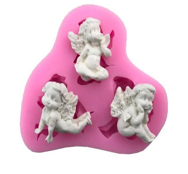 Angel Shape Silicone Mould DIY Silicone Cake Border Decoration ...