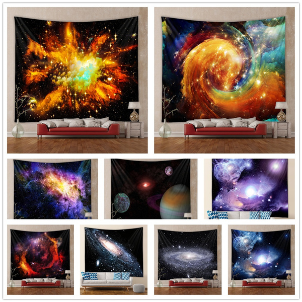 Galaxy Tapestry Starry Sky Tapestry Universe Space Tapestry Wall ...