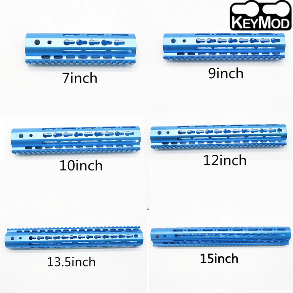 Tactical 7'' 9'' 10'' 12'' 13.5'' 15'' inch Length Blue Keymod ...