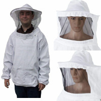 Protective Beekeeping Jacket Veil Smock Equipment BeeKeeping Hat Sleeve ...