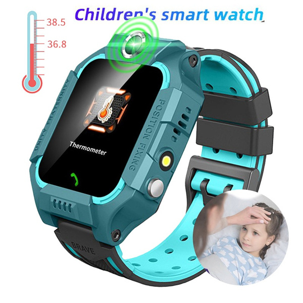 Kids Smart Watch With Thermometer Children Smart Watches GPRS LBS ...