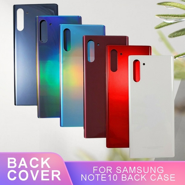 For Samsung Galaxy Note 10/Plus Replacement Glass Back Cover Battery ...