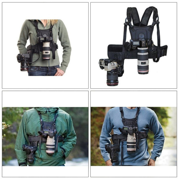 Outdoor Photography Vest SLR Camera Quick-install Vest Dual Camera ...