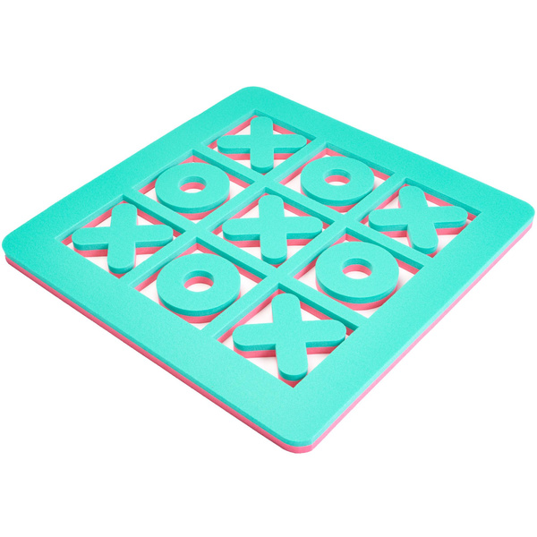 Floatation iQ H2O Mini 3 In A Row Tic Tac Toe Floating Pool Game Mat ...