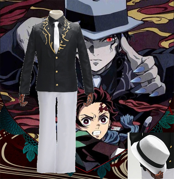 Anime Demon Slayer Kimetsu no Yaiba Cosplay Costumes Kibutsuji Muzan ...