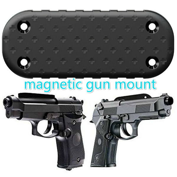 1-Pack Gun Magnet Mount, 50 Lbs Rating,Rubber Coated Gun Holder for ...