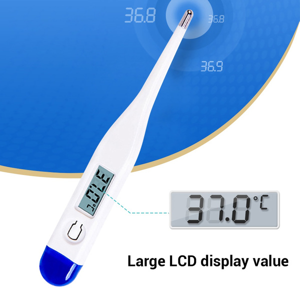 Medical Electronic Thermometer Household Digital LCD Thermometre Body ...