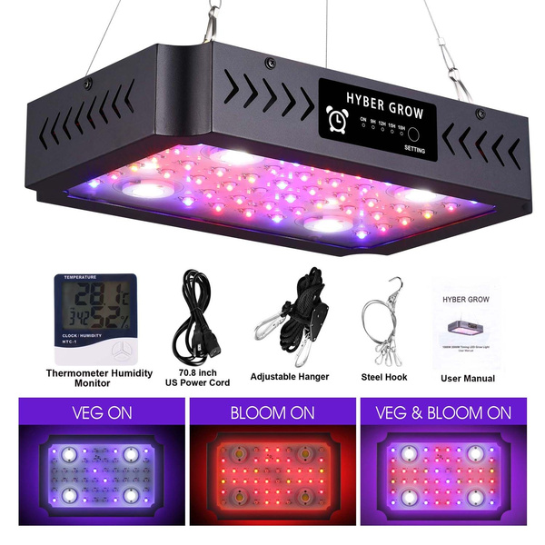 1000W Growing Lamps with VEG and BLOOM Dual Switches, 2020 Newest COB ...